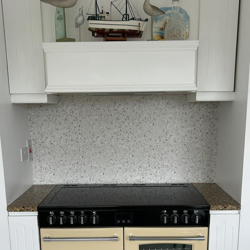 WHITE TERRAZZO WT63 – Layed Interior Vinyl Wrap